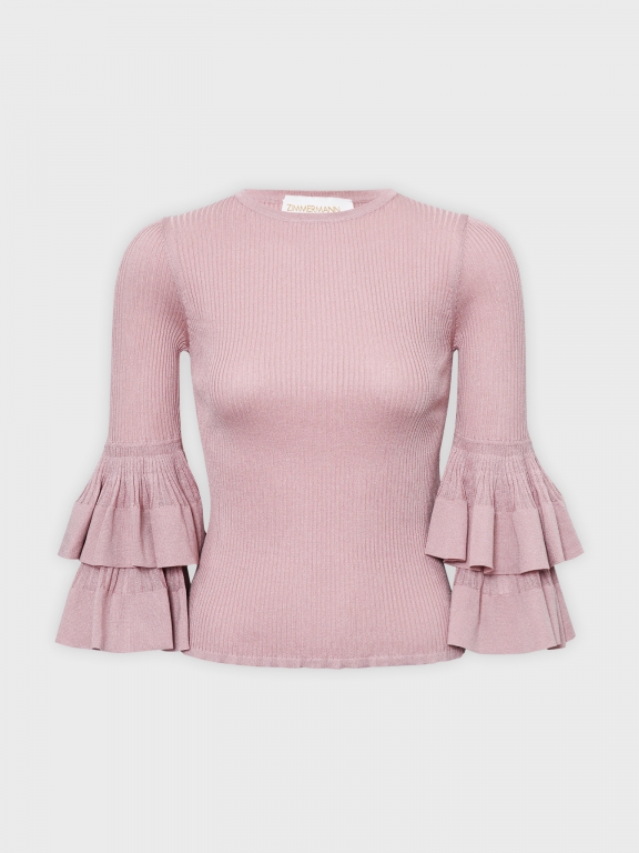 Illustration Tiered Ruffle Top - JADE Jakarta