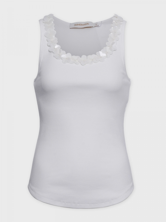 NATURA EMBELLISHED TANK - JADE Jakarta