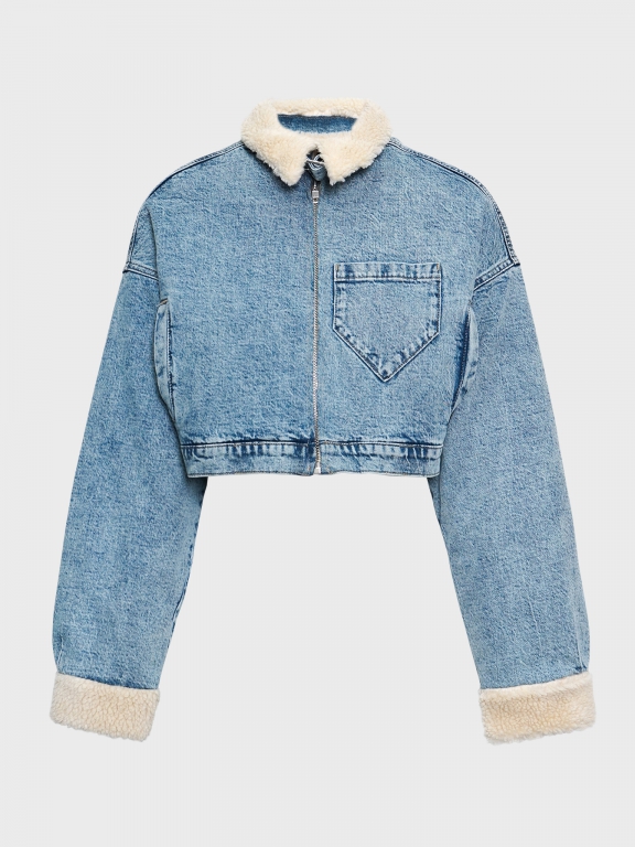 Uniform Crop Zip Jacket - JADE Jakarta