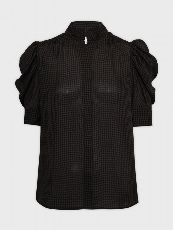 The Houndstooth Gillian Top - JADE Jakarta